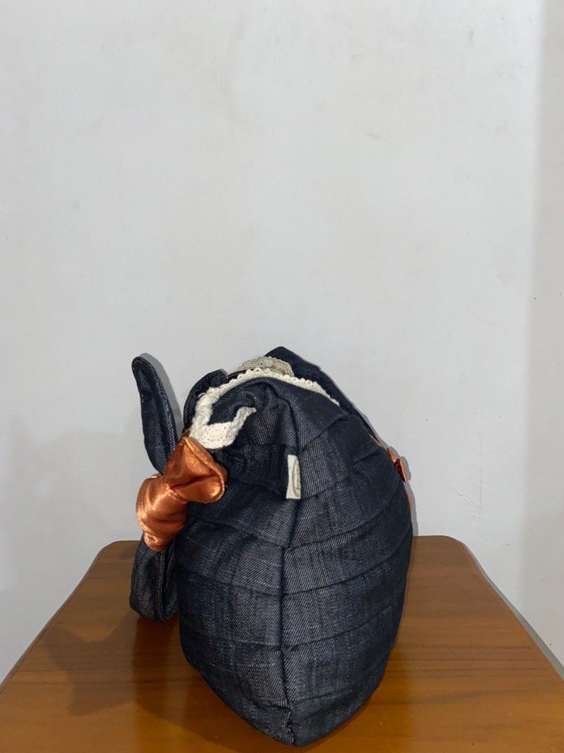 Naraya bag, tas unik, tas lucu, tote bag jeans coklat, Barang Mewah ...