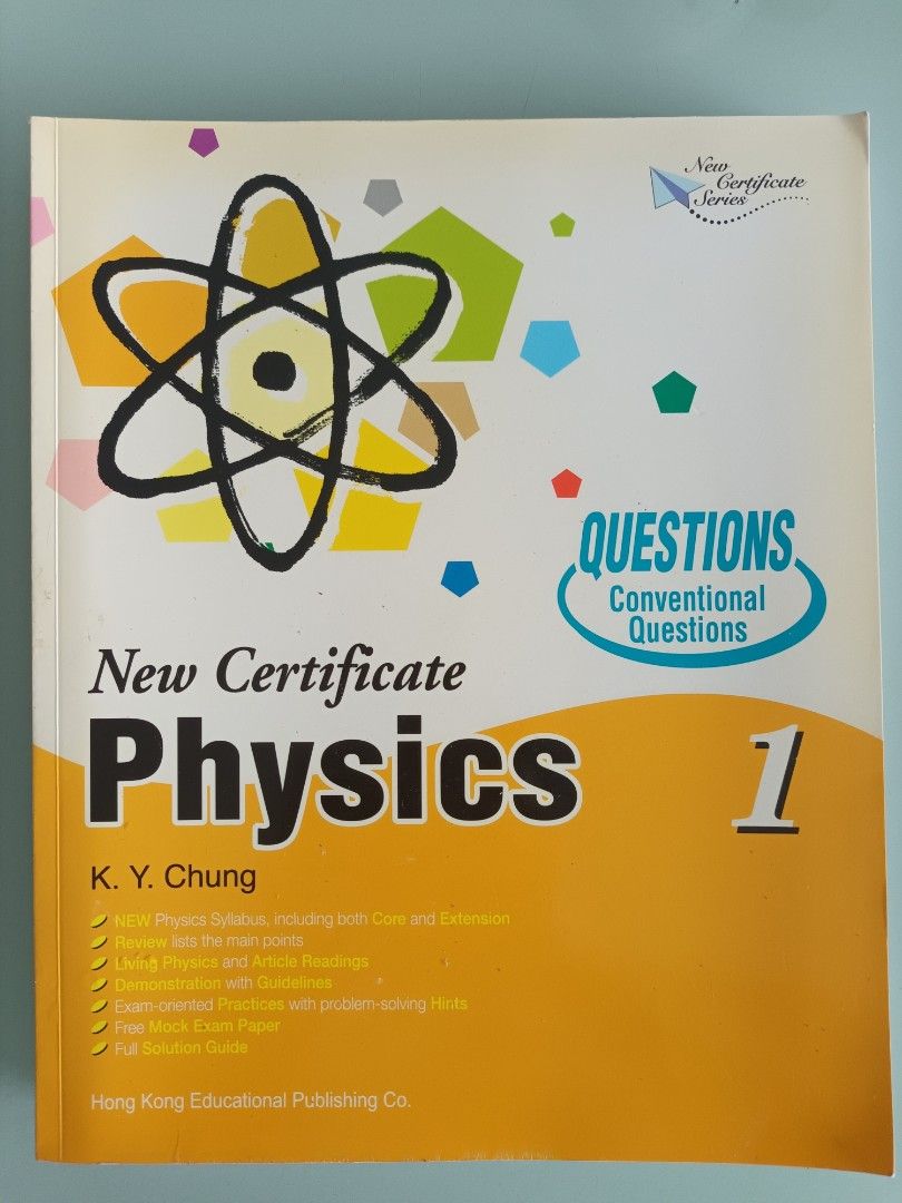 New Certificate Physics 1 & 2, 興趣及遊戲, 書本 & 文具, 教科書 - Carousell
