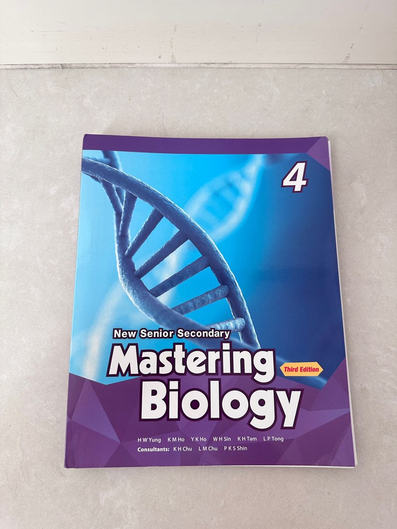 New Senior Secondary Mastering Biology Third Edition Book 4, 興趣及遊戲, 書本 & 文具, 教科書 - Carousell