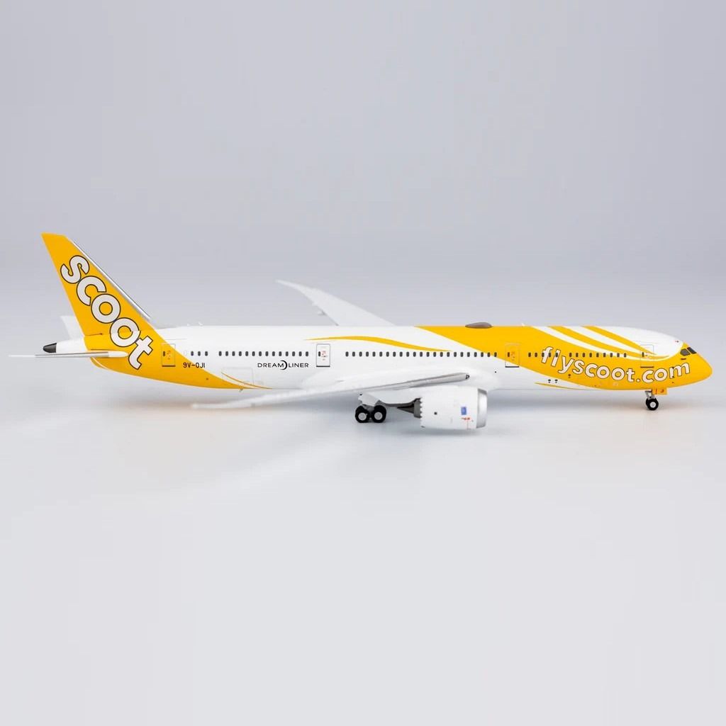 NG MODELS FLYSCOOT BOEING 787-9 DREAM)LINER 9V-OJI 1:400 DIE-CAST METAL ...
