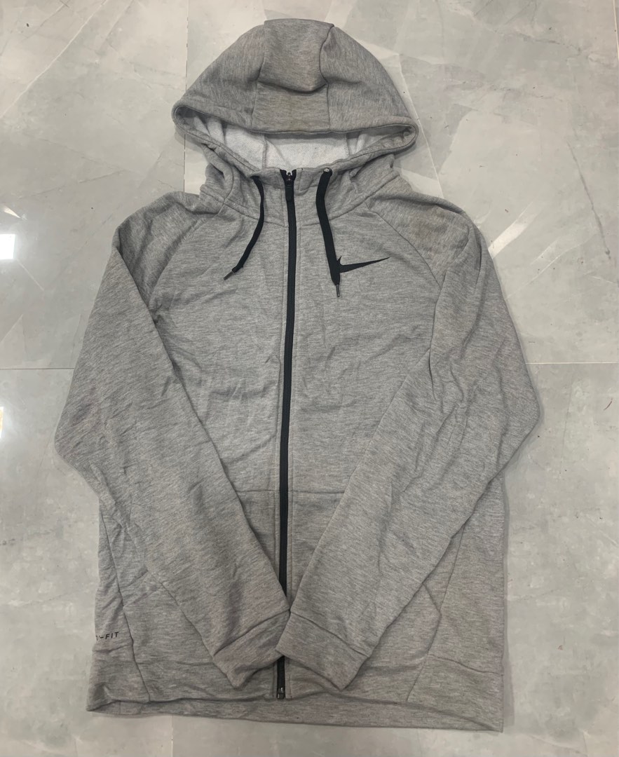 Nike mens full zip dri-fit on Carousell