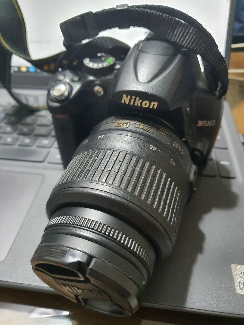 Nikon D5000 (Lens 18-55mm), Photography, Cameras on Carousell