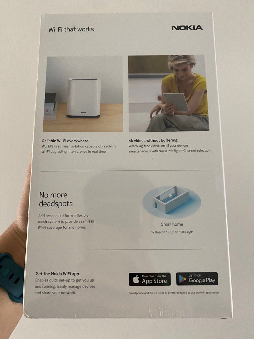 Nokia Beacon 1 Router, TV & Home Appliances, TV & Entertainment ...