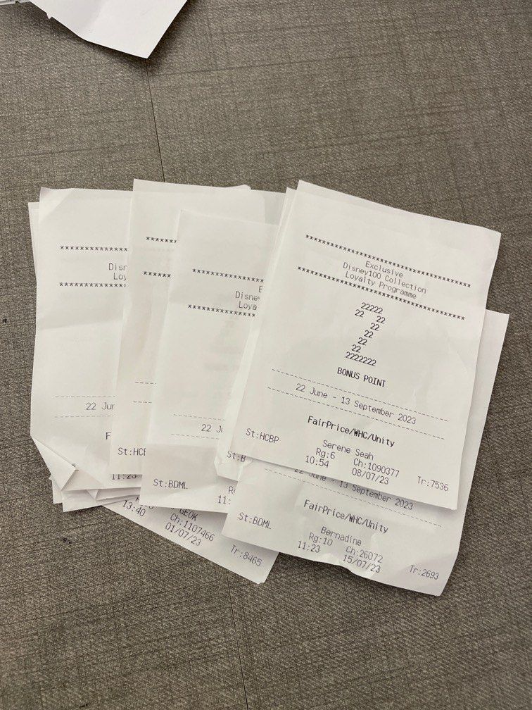 NTUC Bonus Point - Disney 100 collection , Tickets & Vouchers, Vouchers ...