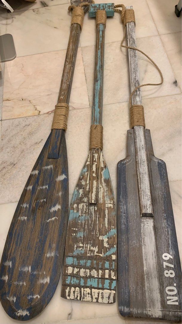 Ocean themed paddle decoration, Furniture & Home Living, Home Decor ...
