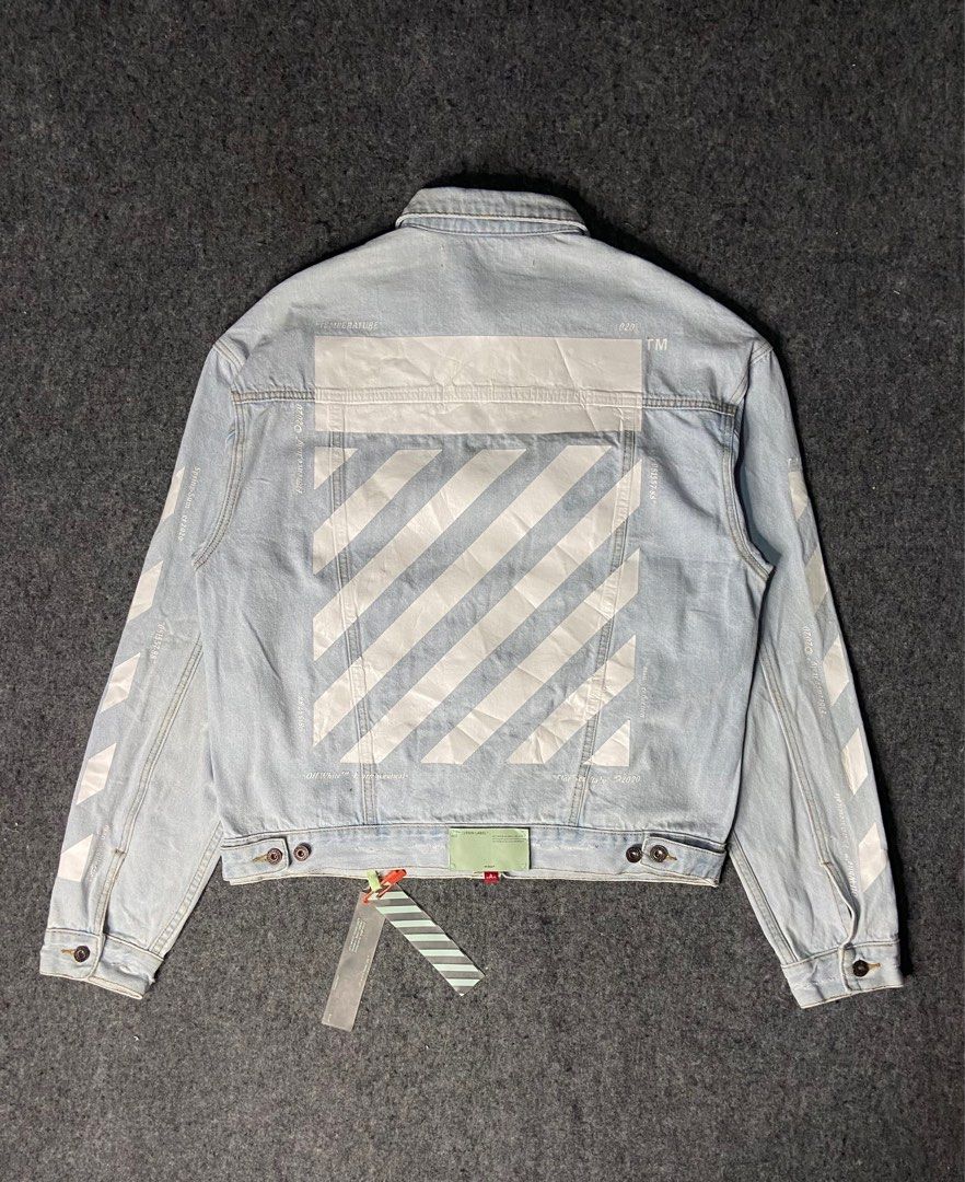 Off White Temperature jacket, Fesyen Pria, Pakaian , Atasan di Carousell