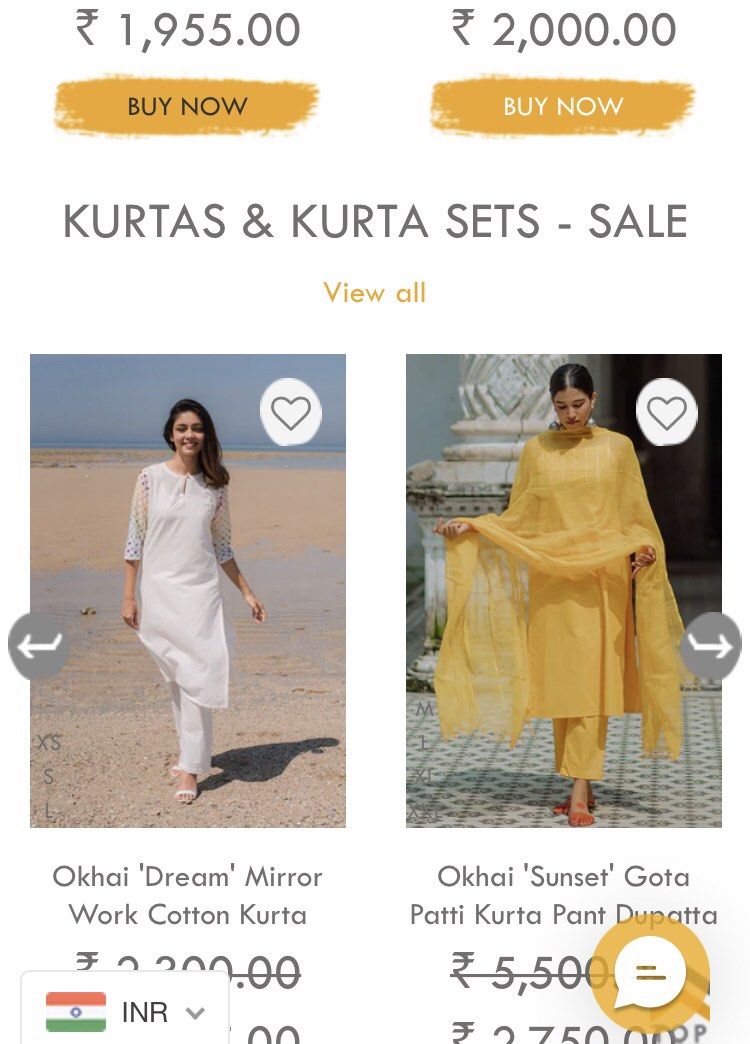 Okhai India 100% Organic Natural Dye Artisanal Wrap Dress Made by Happy ...