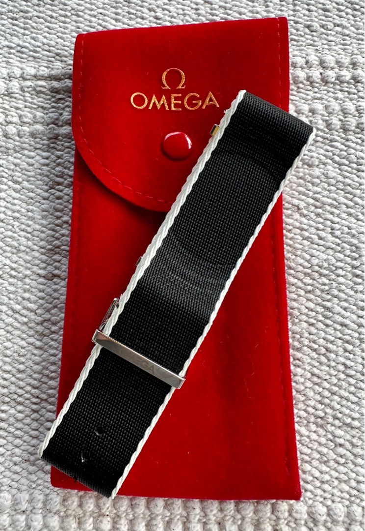 Omega NATO strap with Omega pouch, Luxury, Watches on Carousell