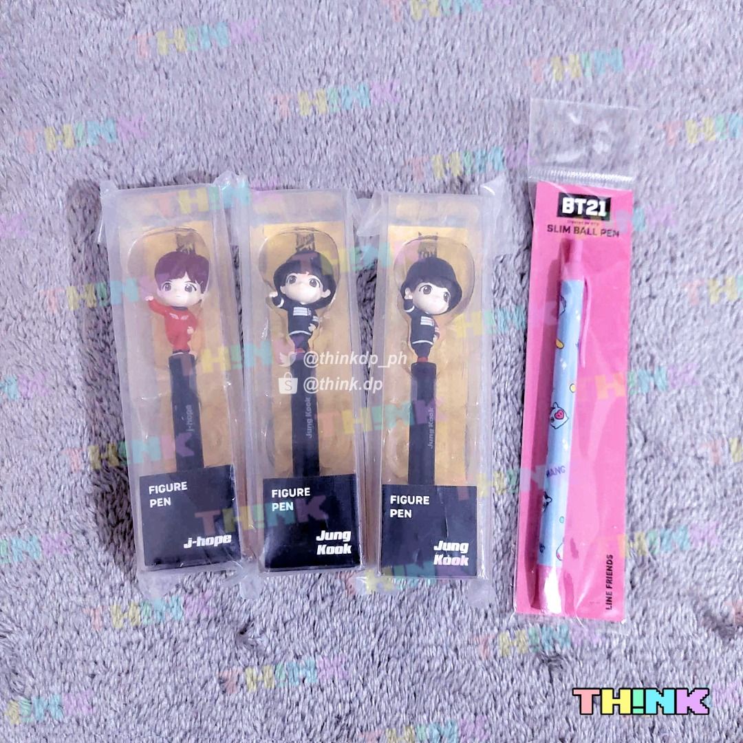 ON HAND BTS Tinytan / BT21 Pen ( ballpen jungkook jhope mang rj ) on ...