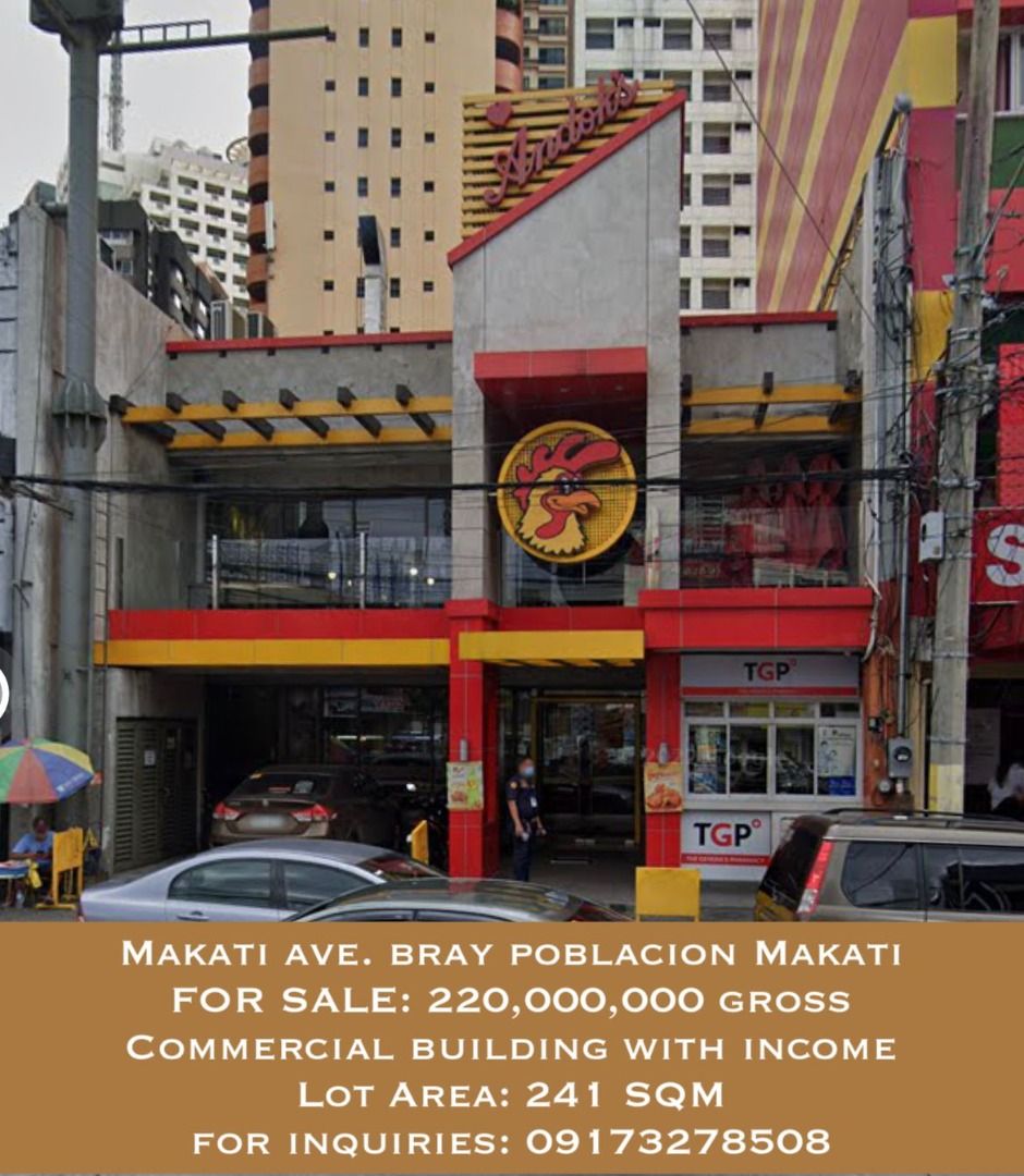 **one away** commercial building with income in Makati ave. brgy poblacion Makati for sale ...