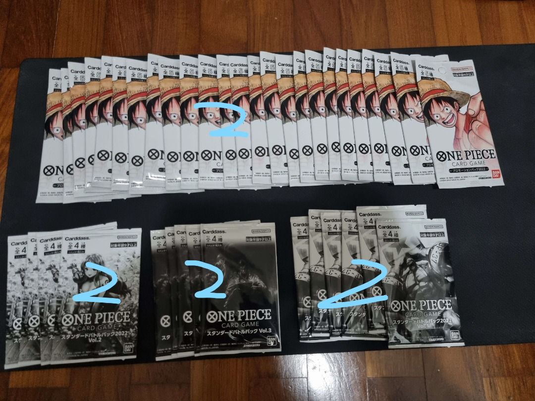 One Piece Card Game OP1,OP2,OP3,OP4 AAs/PR, Hobbies & Toys, Toys & Games on Carousell