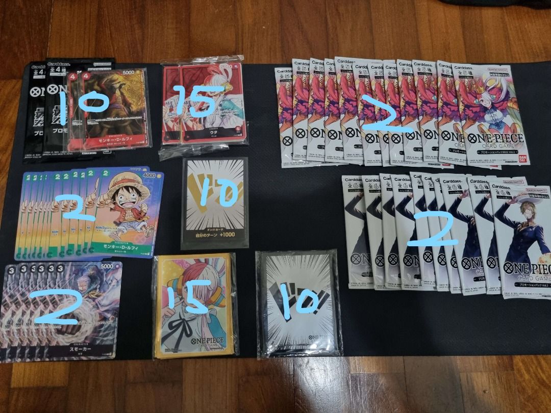One Piece Card Game OP1,OP2,OP3,OP4 AAs/PR, Hobbies & Toys, Toys & Games on Carousell
