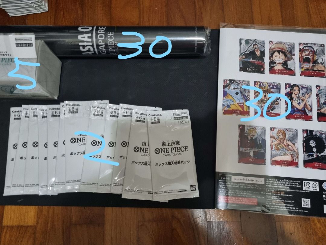One Piece Card Game OP1,OP2,OP3,OP4 AAs/PR, Hobbies & Toys, Toys & Games on Carousell