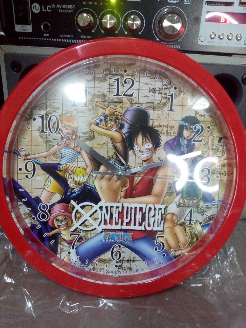 One Piece Wall Clock Authentic on Carousell