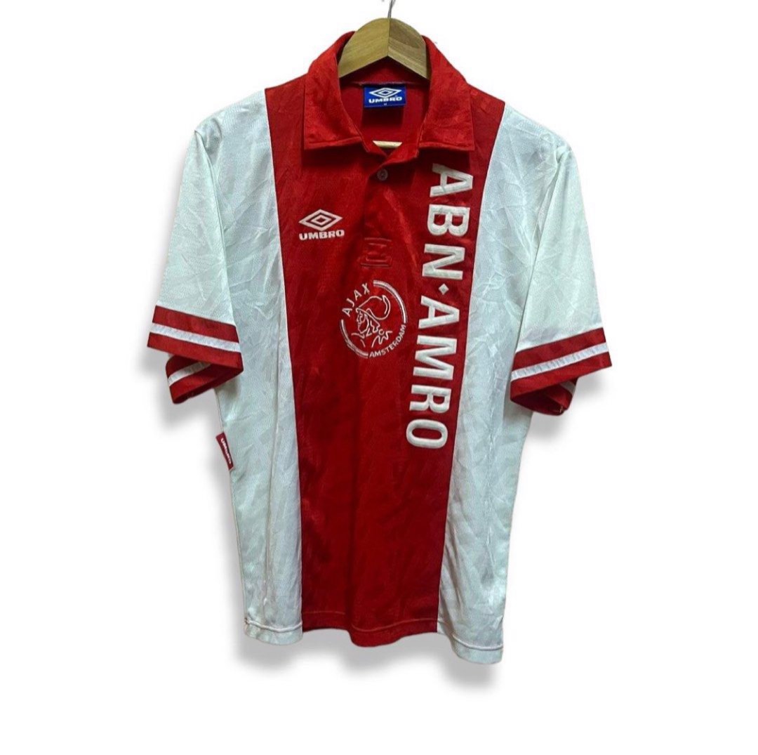Original 1993/94 Ajax Amsterdam Umbro Home soccer/football jersey/kit ...