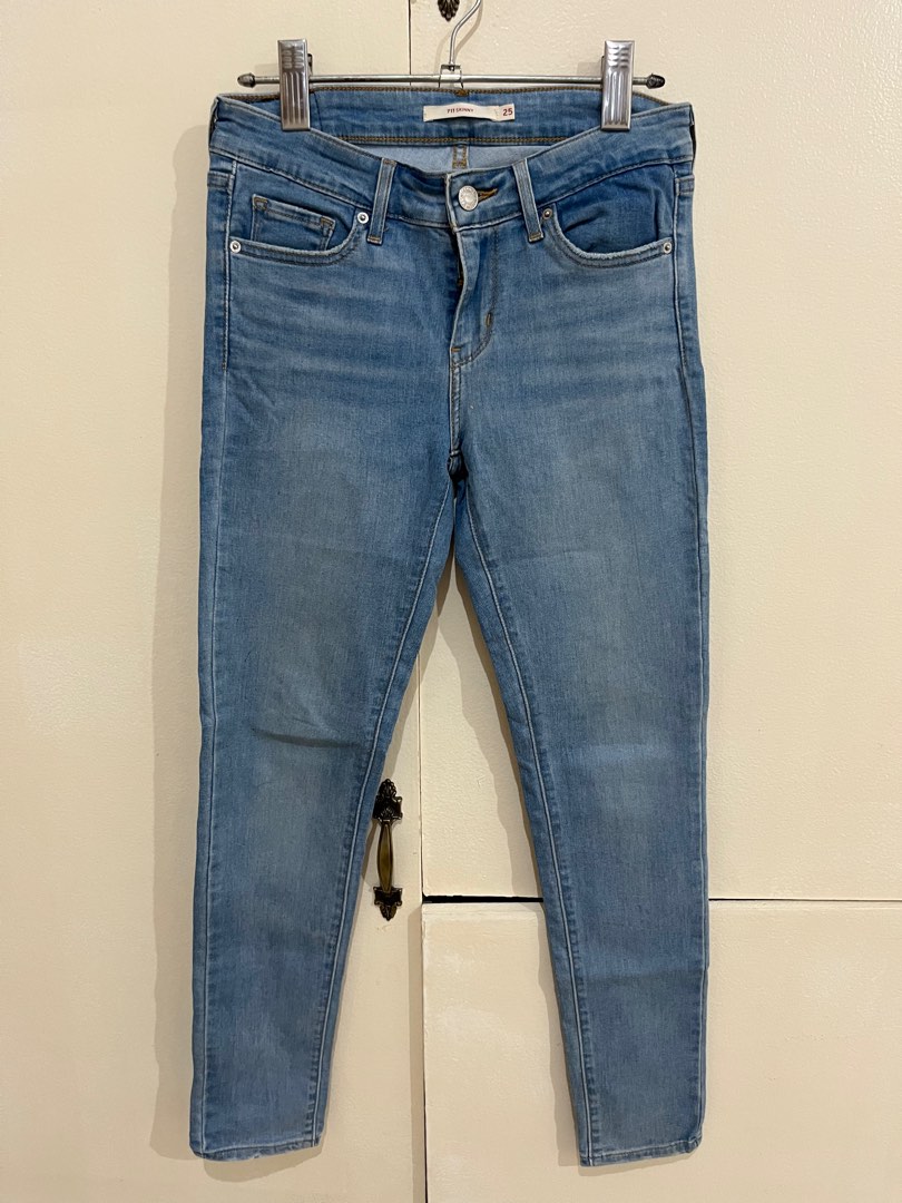 Original levi's acid blue denim skinny jeans on Carousell Original levi's acid blue denim skinny jeans on Carousell