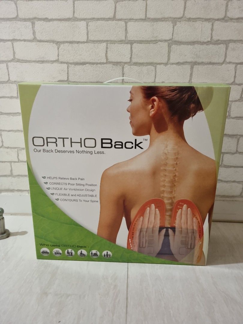 Ortho Back, Lumbar Support, Chair Support, Health & Nutrition, Braces ...