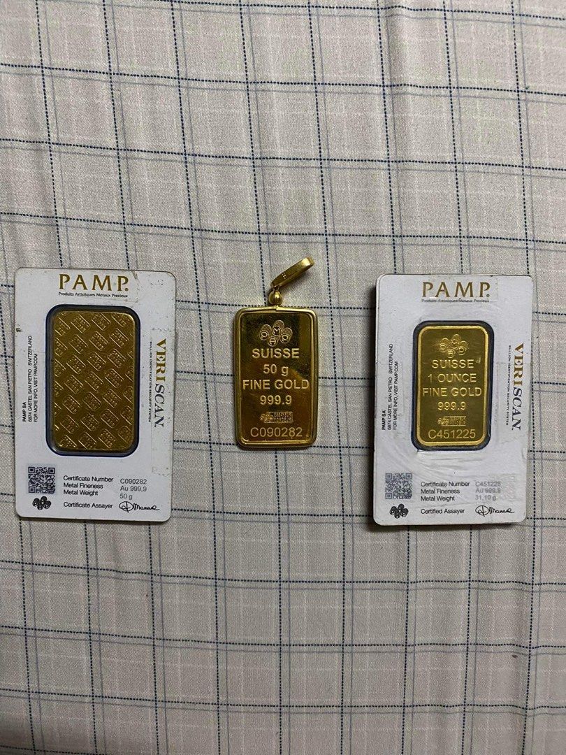 Pamp suisse 1 ounce fine gold on Carousell