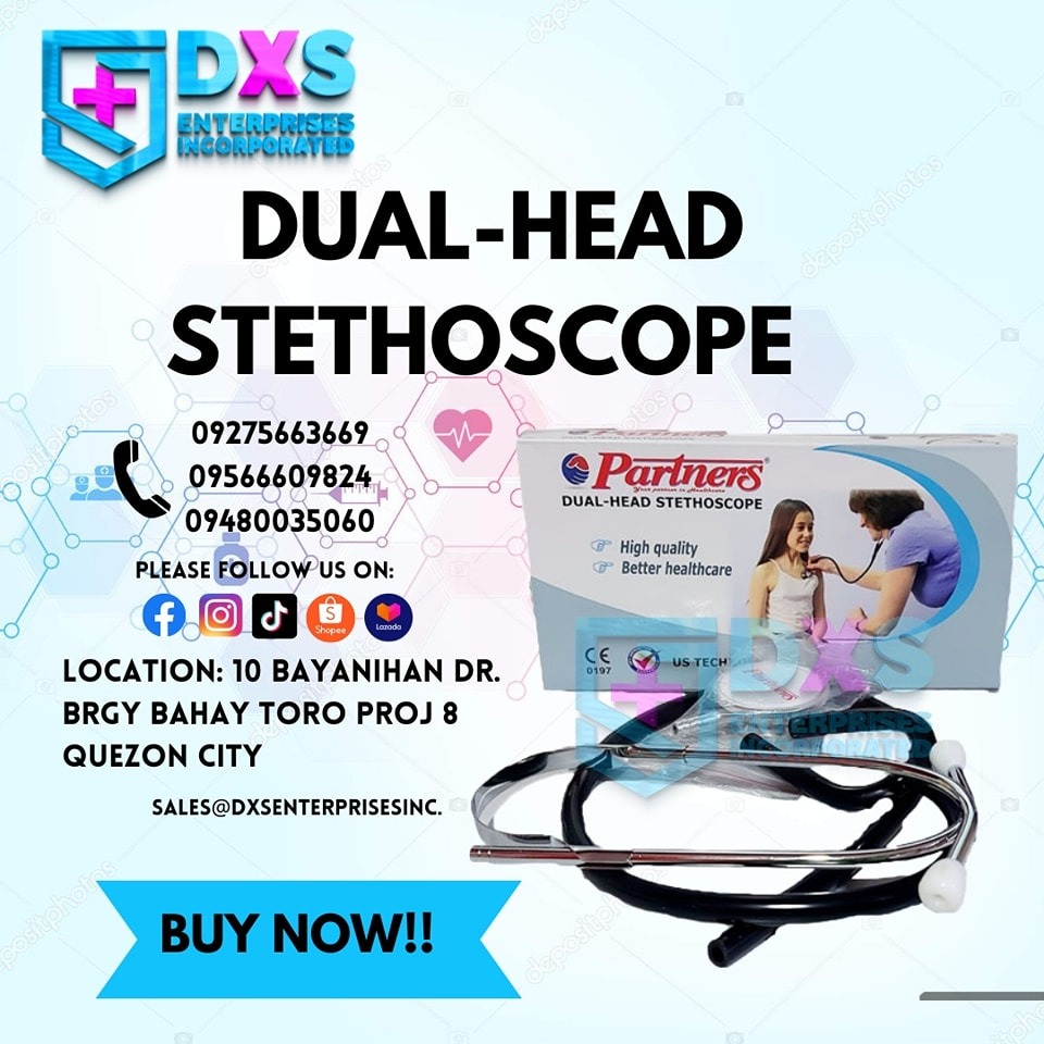 PARTNERS DUAL-HEAD STETHOSCOPE, Health & Nutrition, Medical Supplies & Tools on Carousell