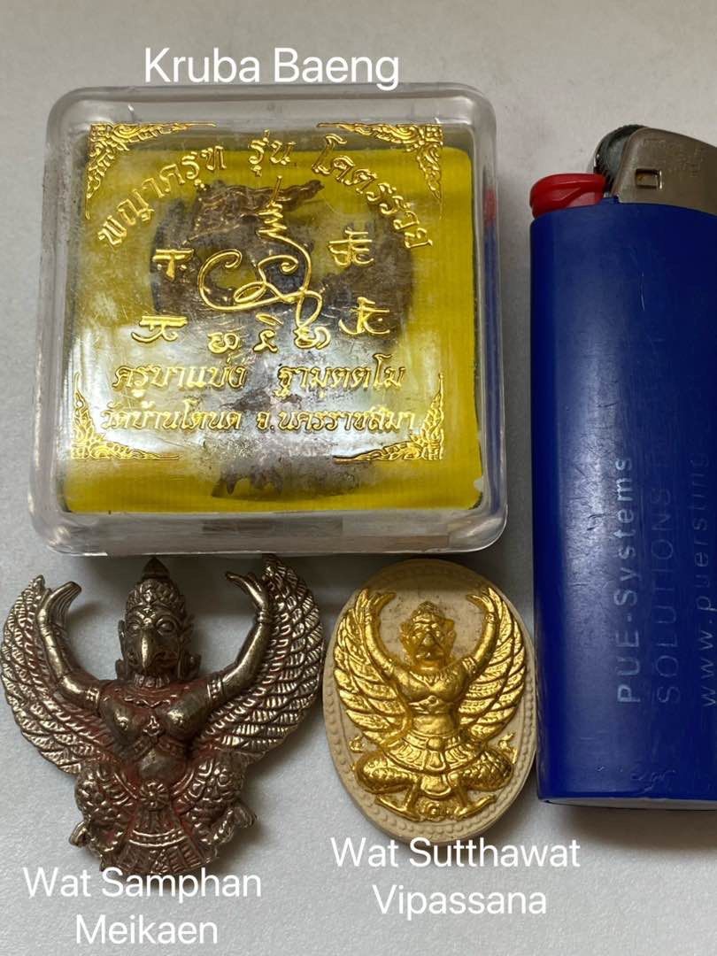 Phra Garduda Kruba Baeng Wat Samphan Meikaen Wat Sutthawat Vipassana, Hobbies & Toys ...