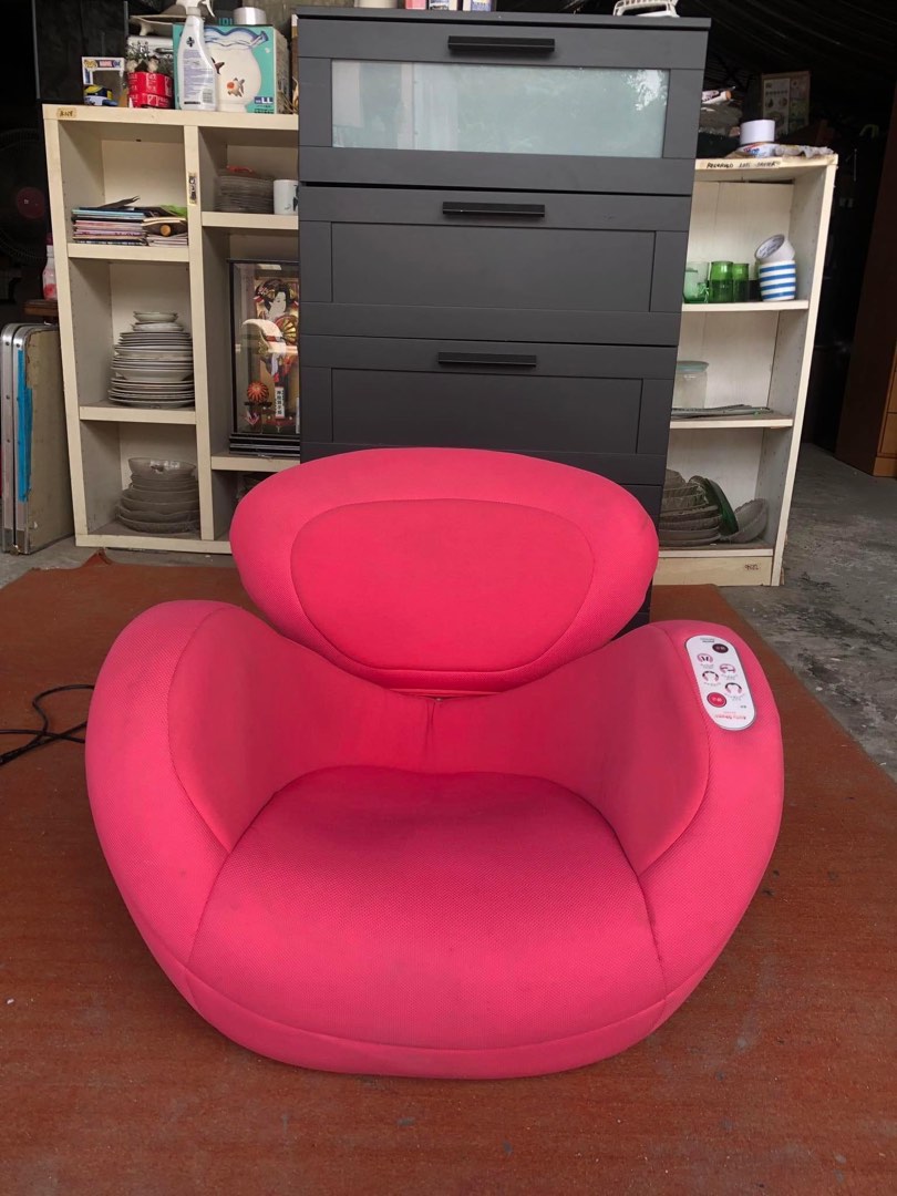 Pink hip and back massager / hip shaper 110V Recliner Massage chair ...