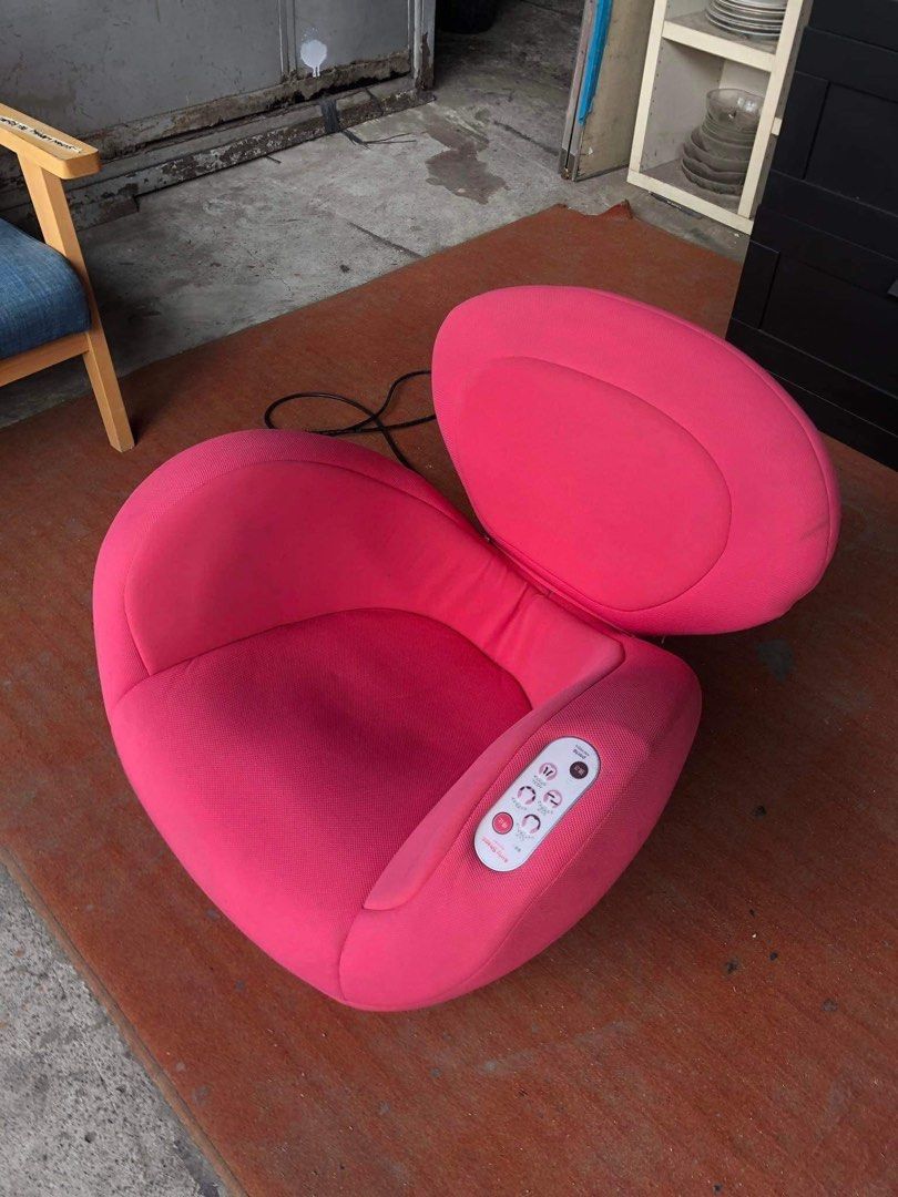 Pink hip and back massager / hip shaper 110V Recliner Massage chair ...