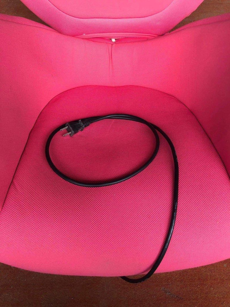 Pink hip and back massager / hip shaper 110V Recliner Massage chair ...