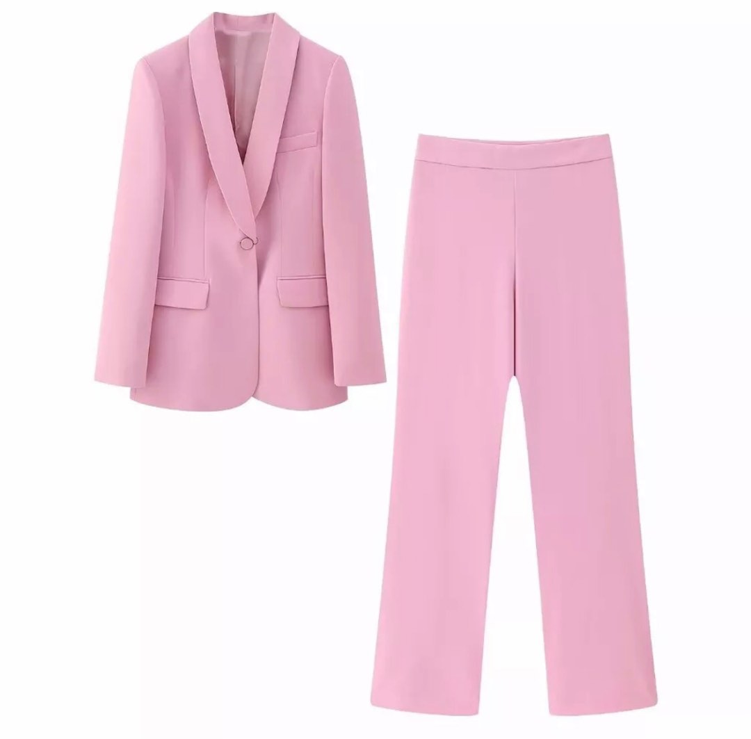 On-Hand Pink jacket & pants Coords on Carousell