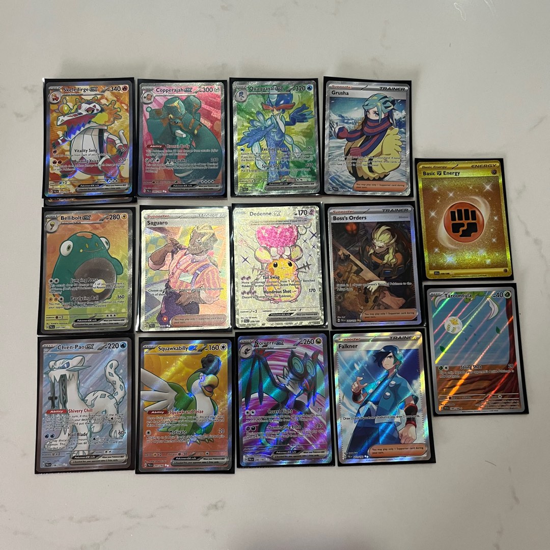 Pokemon Paldea Evolved Full Art SR SIR SAR Card, Hobbies & Toys, Toys & Games on Carousell