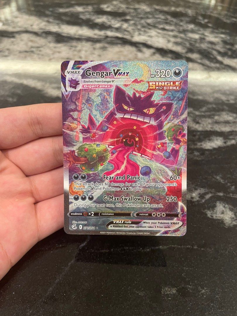Pokémon cards Gengar vmax AA Alt art Alternate art, Hobbies & Toys ...