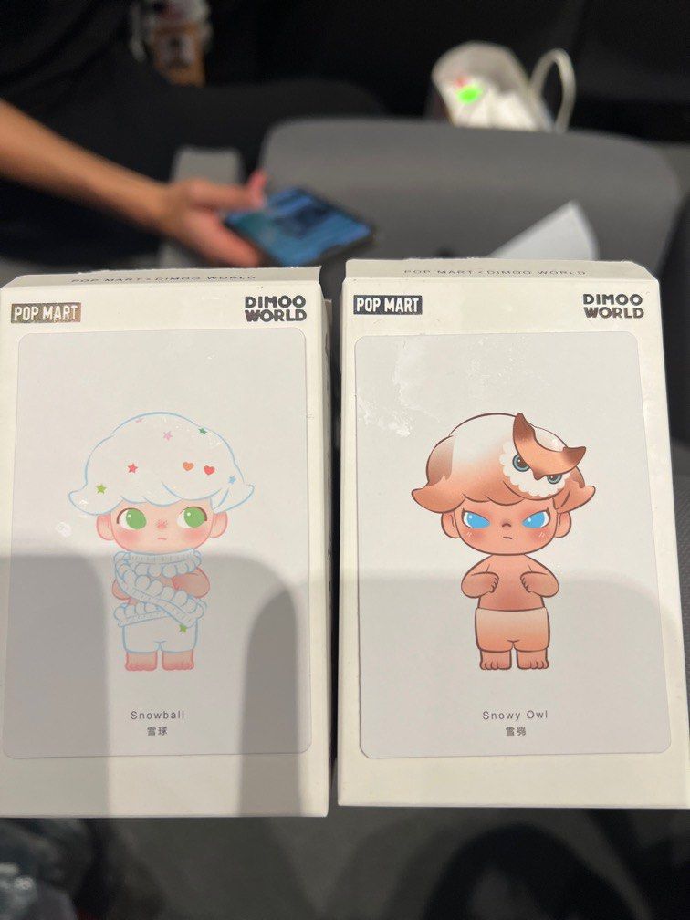 POPMART DIMOO WORLD - Snowball & Snowy Owl, Hobbies & Toys, Toys ...