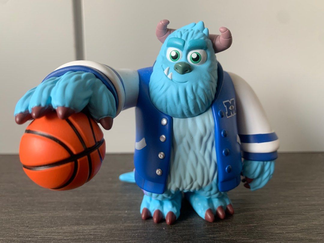 Popmart Monster Inc Monster University Sulley With Basketball, Hobbies ...
