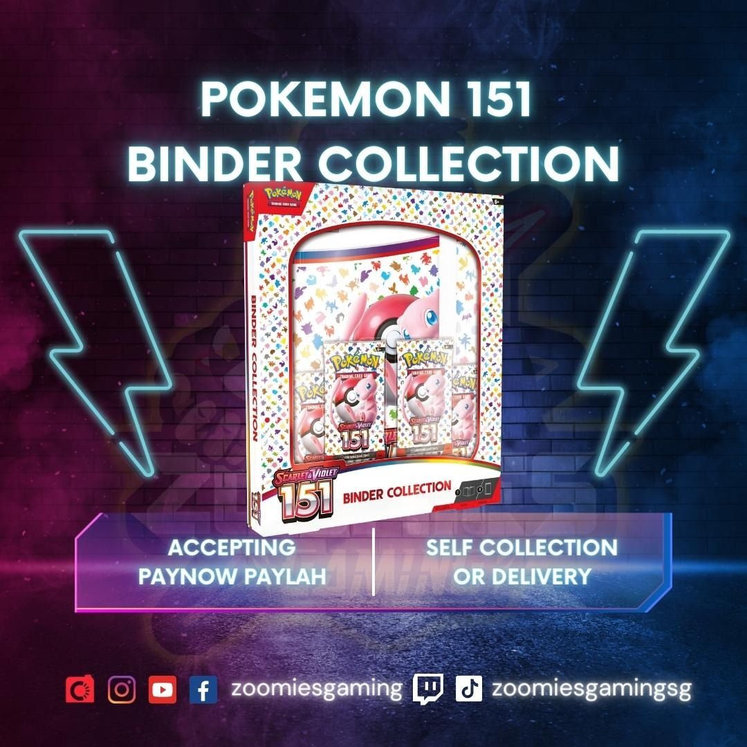 [Ready stock]Pokemon 151 Binder Collection, Hobbies & Toys, Toys ...
