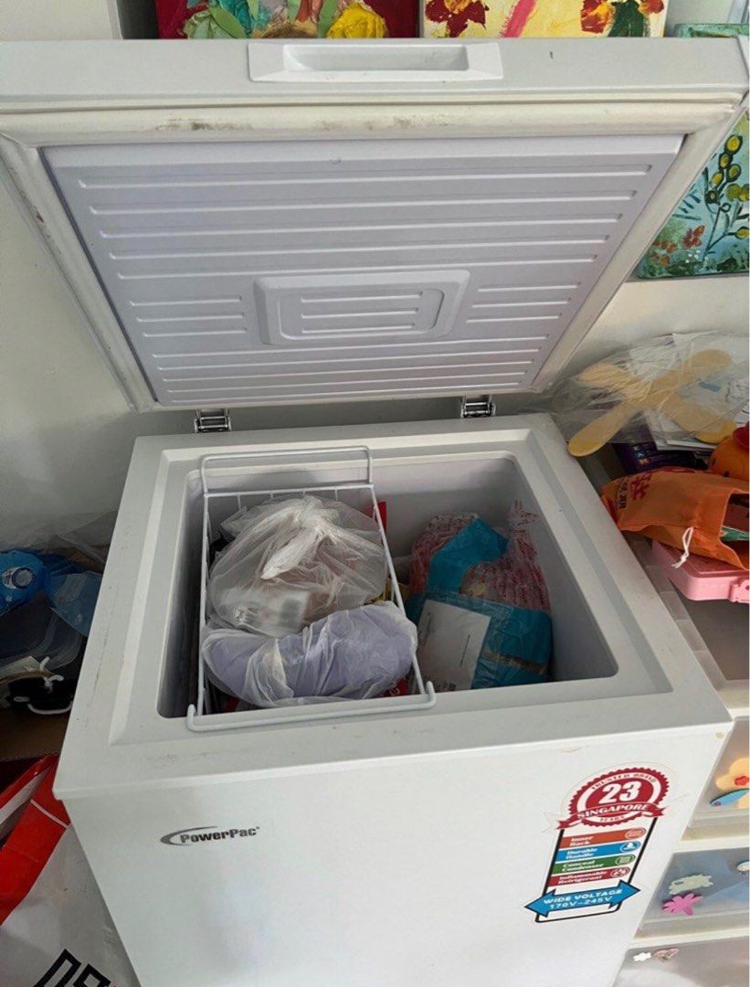 PowerPac 100L Chest Freezer CFC Free Chiller and Freezer, TV & Home ...