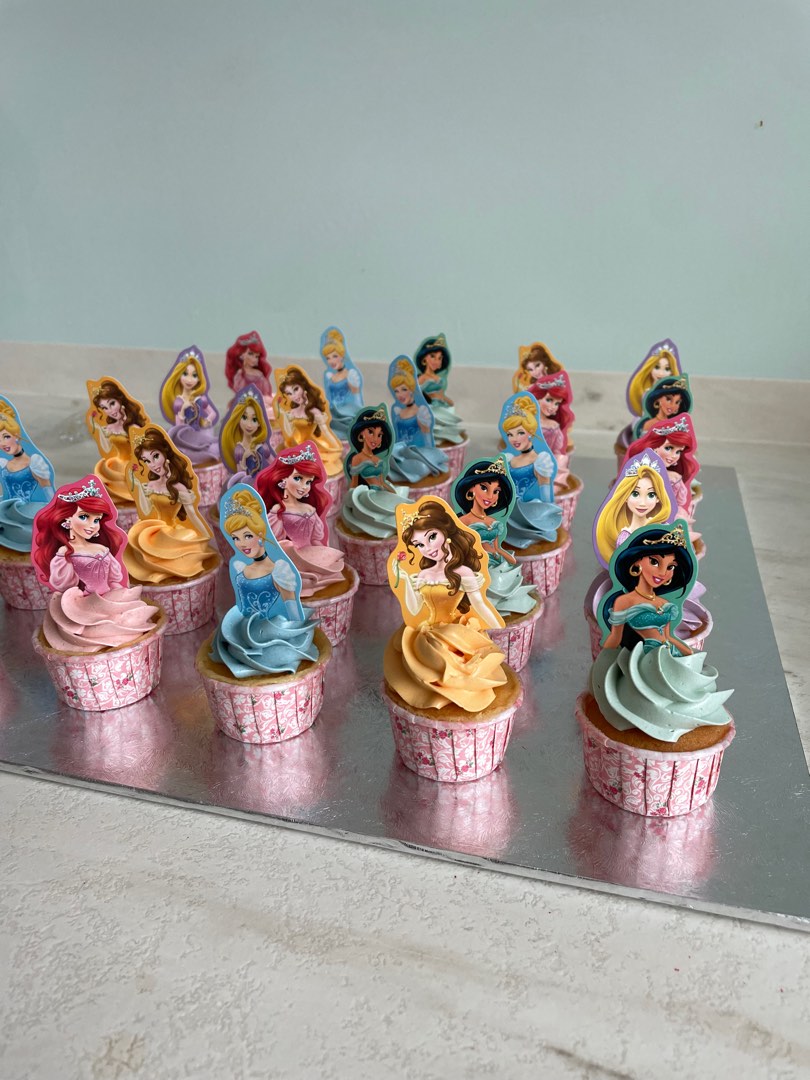 Princess cupcakes, Food & Drinks, Homemade Bakes on Carousell
