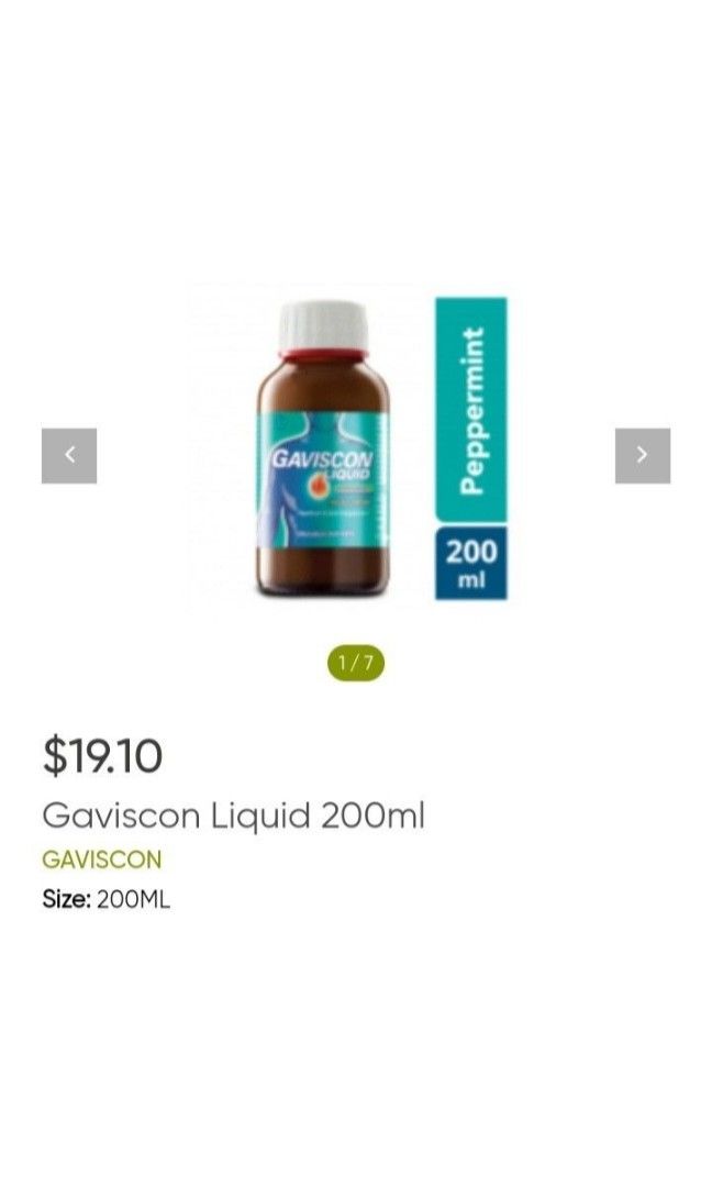 (Promotion) Brand new Gaviscon $19.10 to $8 (expiry 2024), Health ...