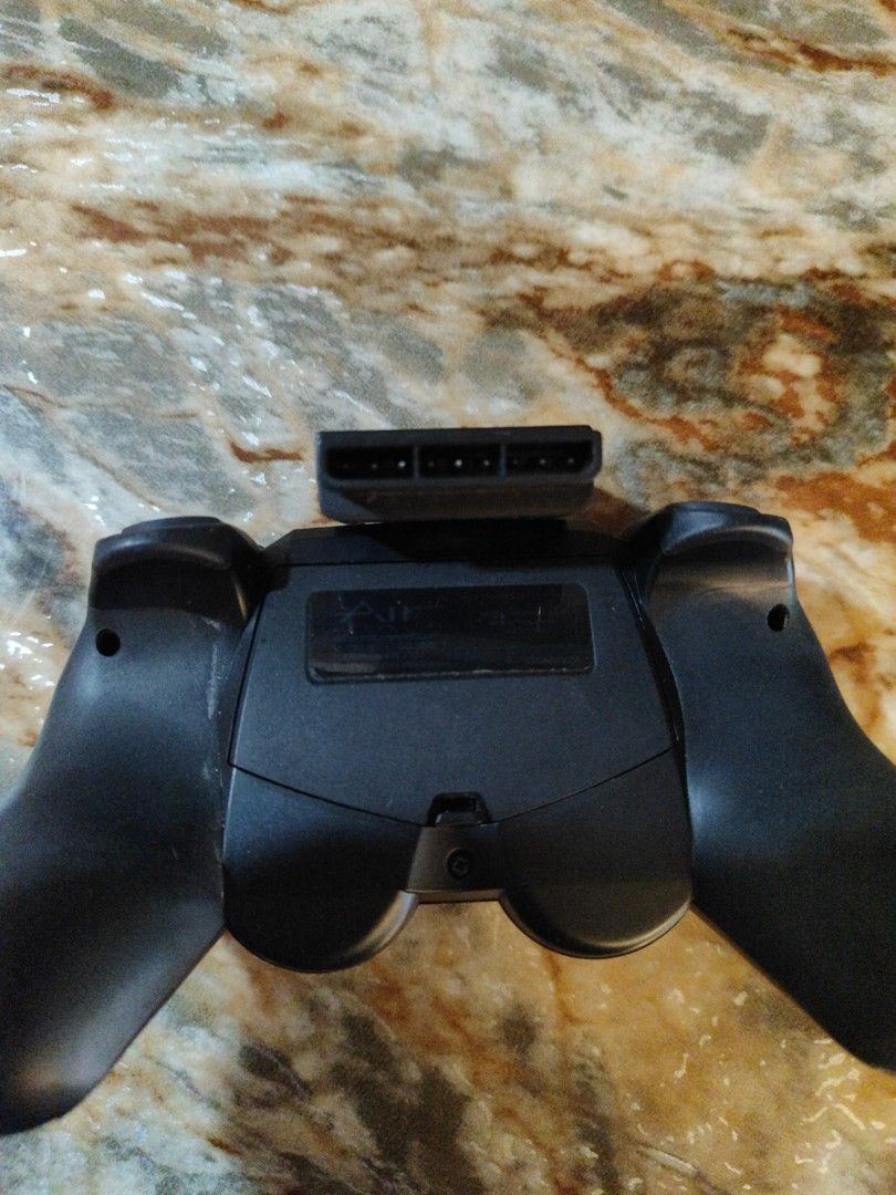 Ps2 wireless third party controller with receiver, Video Gaming, Gaming ...