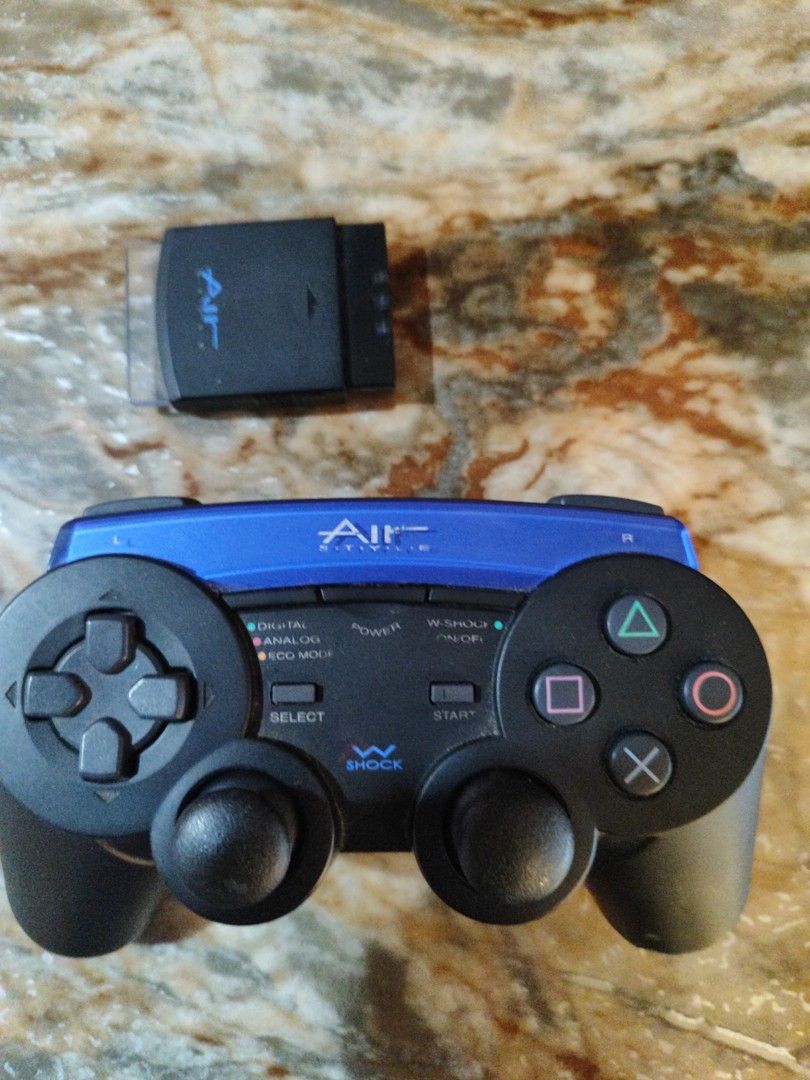 Ps2 wireless third party controller with receiver, Video Gaming, Gaming Accessories, Controllers ...
