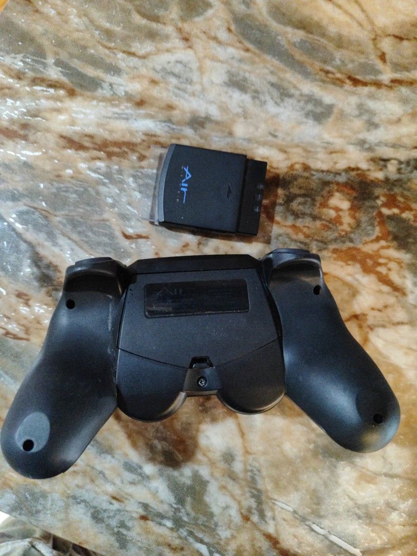 Ps2 wireless third party controller with receiver, Video Gaming, Gaming ...