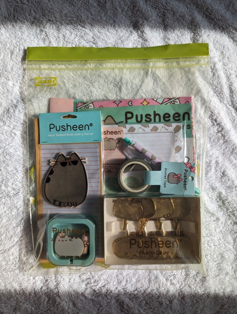 Pusheen Box Exclusive Stationery Set (11 items), Hobbies & Toys ...