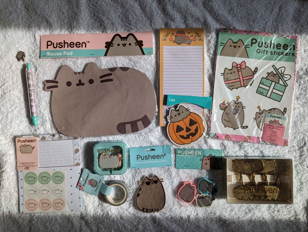 Pusheen Box Exclusive Stationery Set (11 items), Hobbies & Toys ...