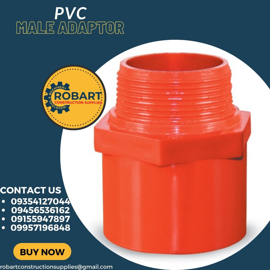 PVC MALE ADAPTOR ORANGE FOR ELECTRICAL on Carousell