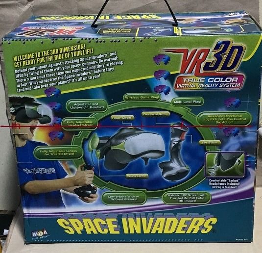 Rare Space Invaders Virtual Reality VR 3D True Color Virtual Reality ...
