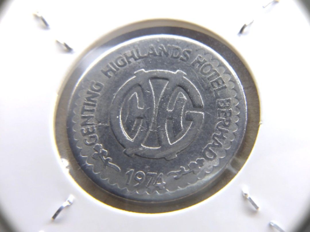 Rare Token Genting 1974 50cents, Hobbies & Toys, Collectibles ...