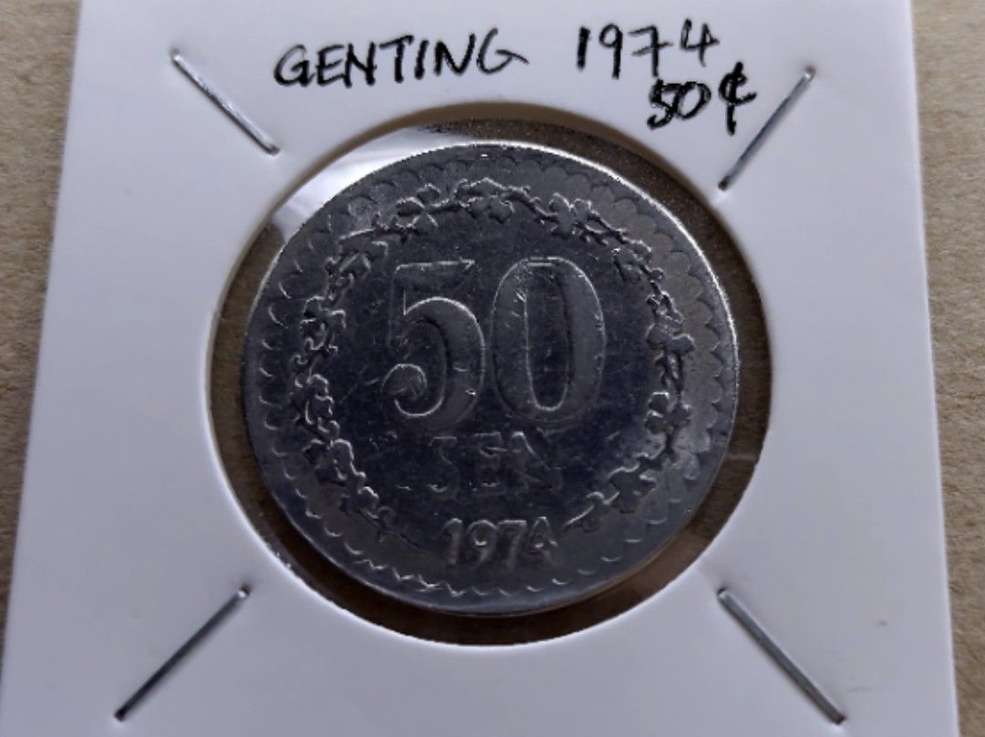 Rare Token Genting 1974 50cents, Hobbies & Toys, Collectibles ...