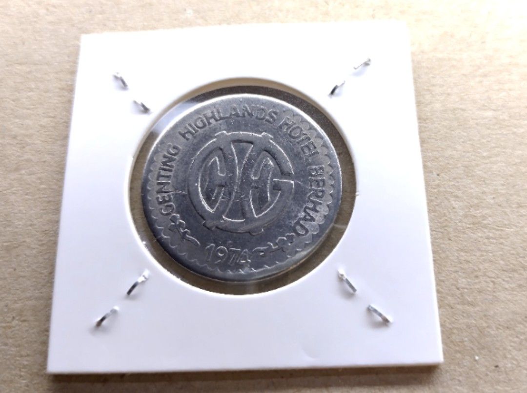 Rare Token Genting 1974 50cents, Hobbies & Toys, Collectibles & Memorabilia, Vintage ...