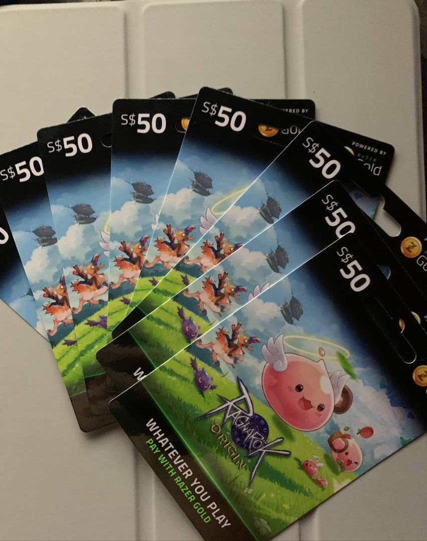 Razer Gift Cards $50, Video Gaming, Gaming Accessories, Game Gift Cards ...