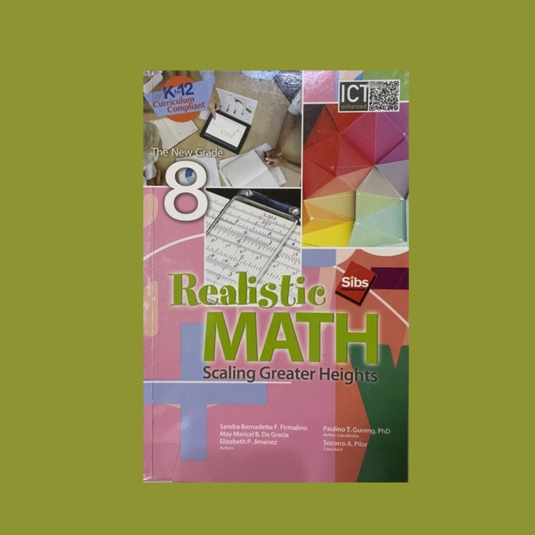REALISTIC MATH (GRADE 8) on Carousell