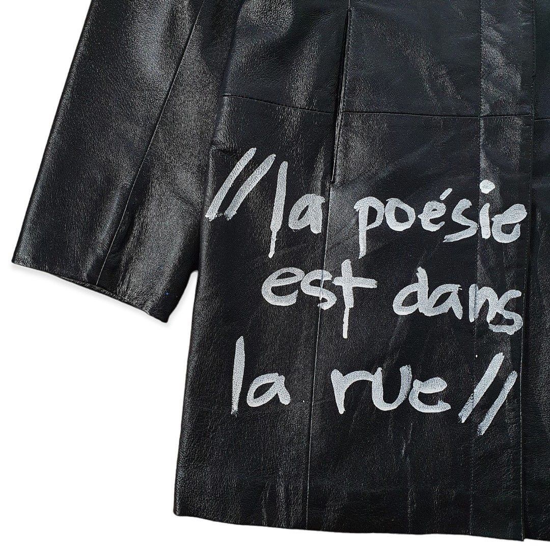 REBELS "Poem" The 1975 leather jacket on Carousell