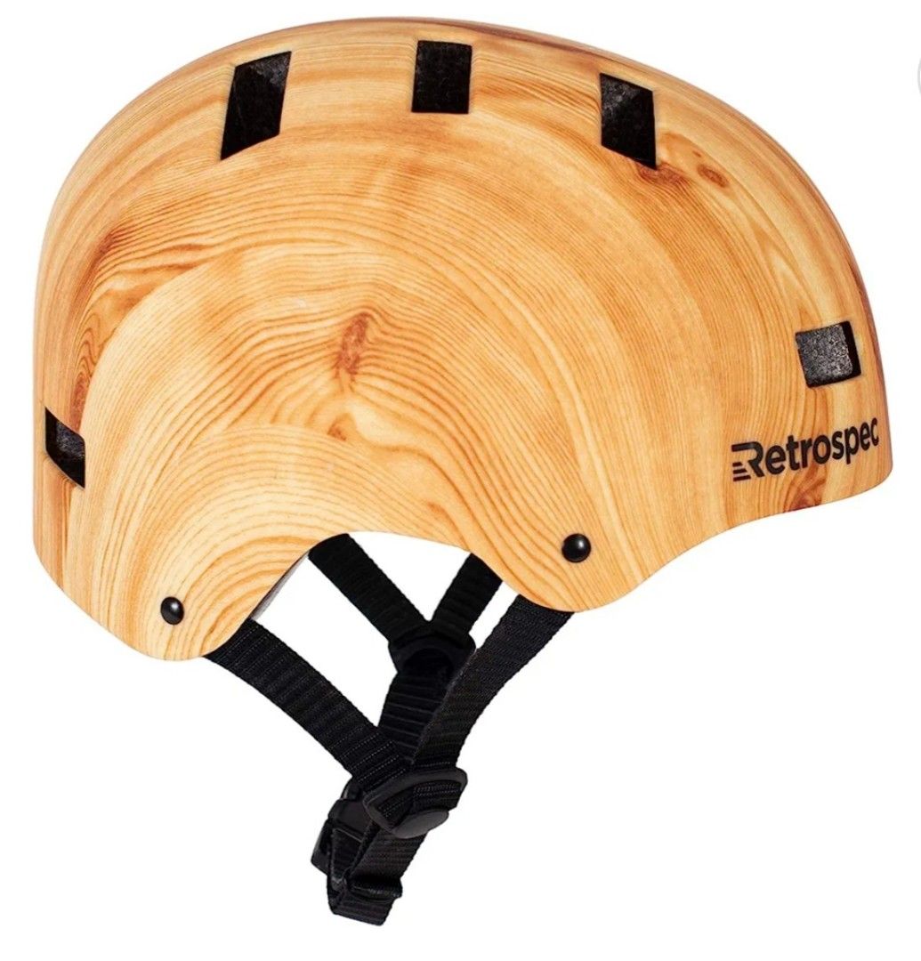 Retrospec woodgrain helmet Brand new, Sports Equipment, Other Sports ...